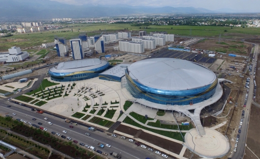 Койки для зараженных COVID-19 развернут в Almaty Arena и Halyk Arena